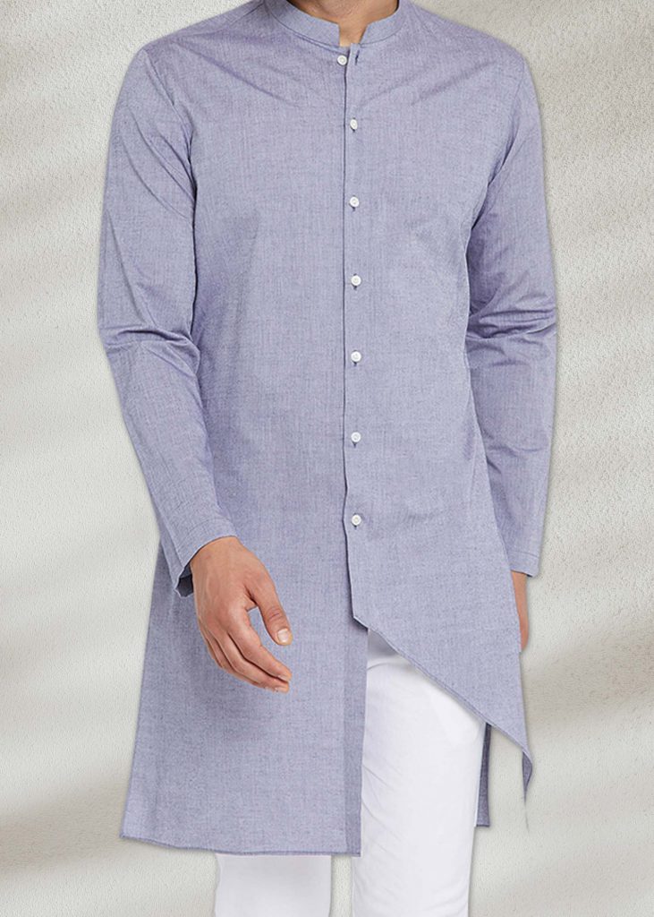 Buy Stylish Grey Kurta-Shameel Khan