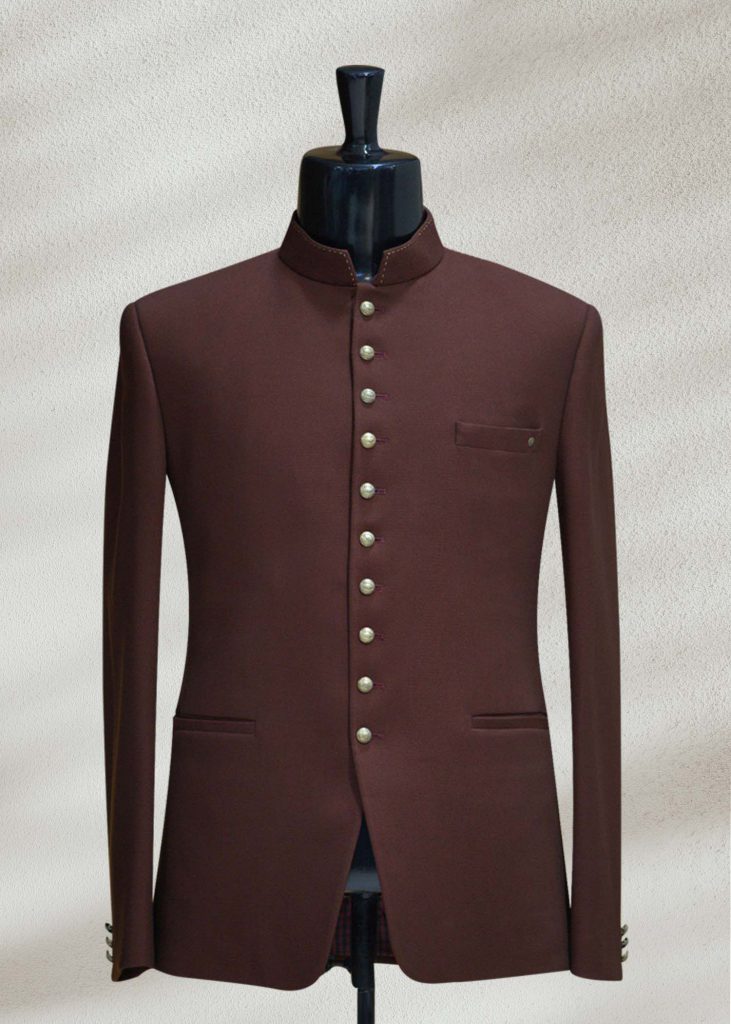 Buy Maroon Prince Coat for Men - Made to Measure