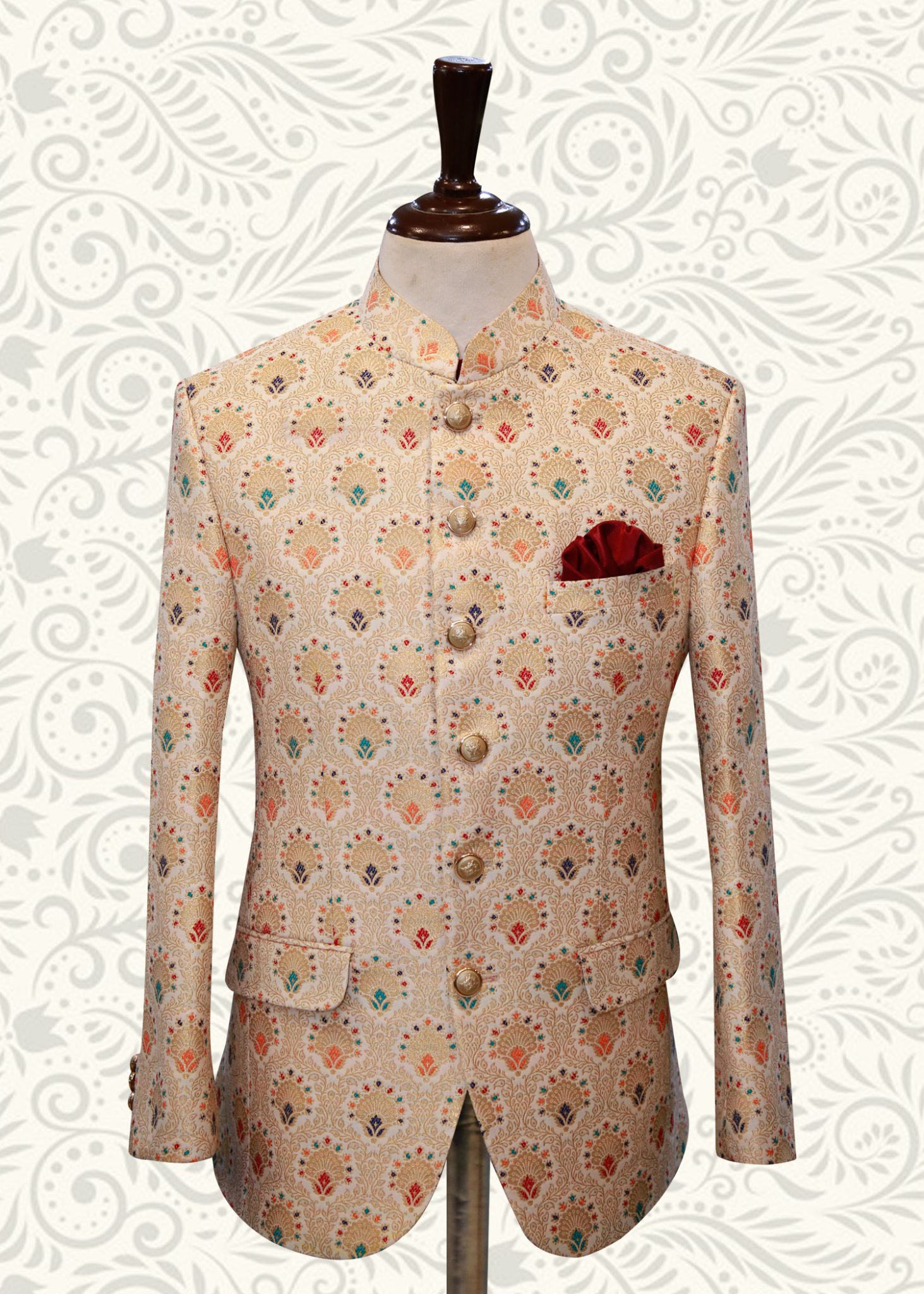 Buy Multi Color Prince Coat for Men - Made To Order