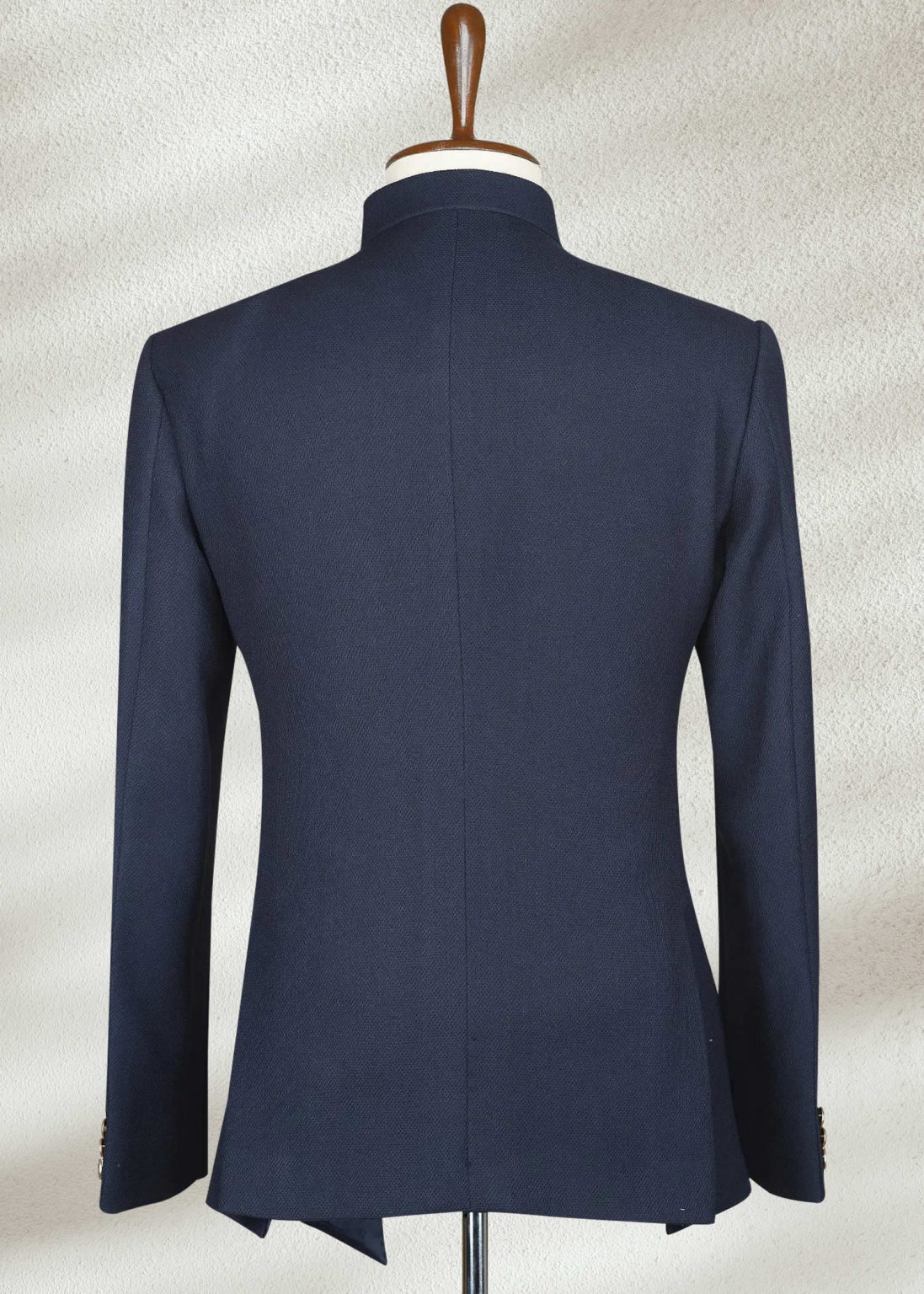 Buy Navy Blue Embroidered Prince Suit - Made To Order