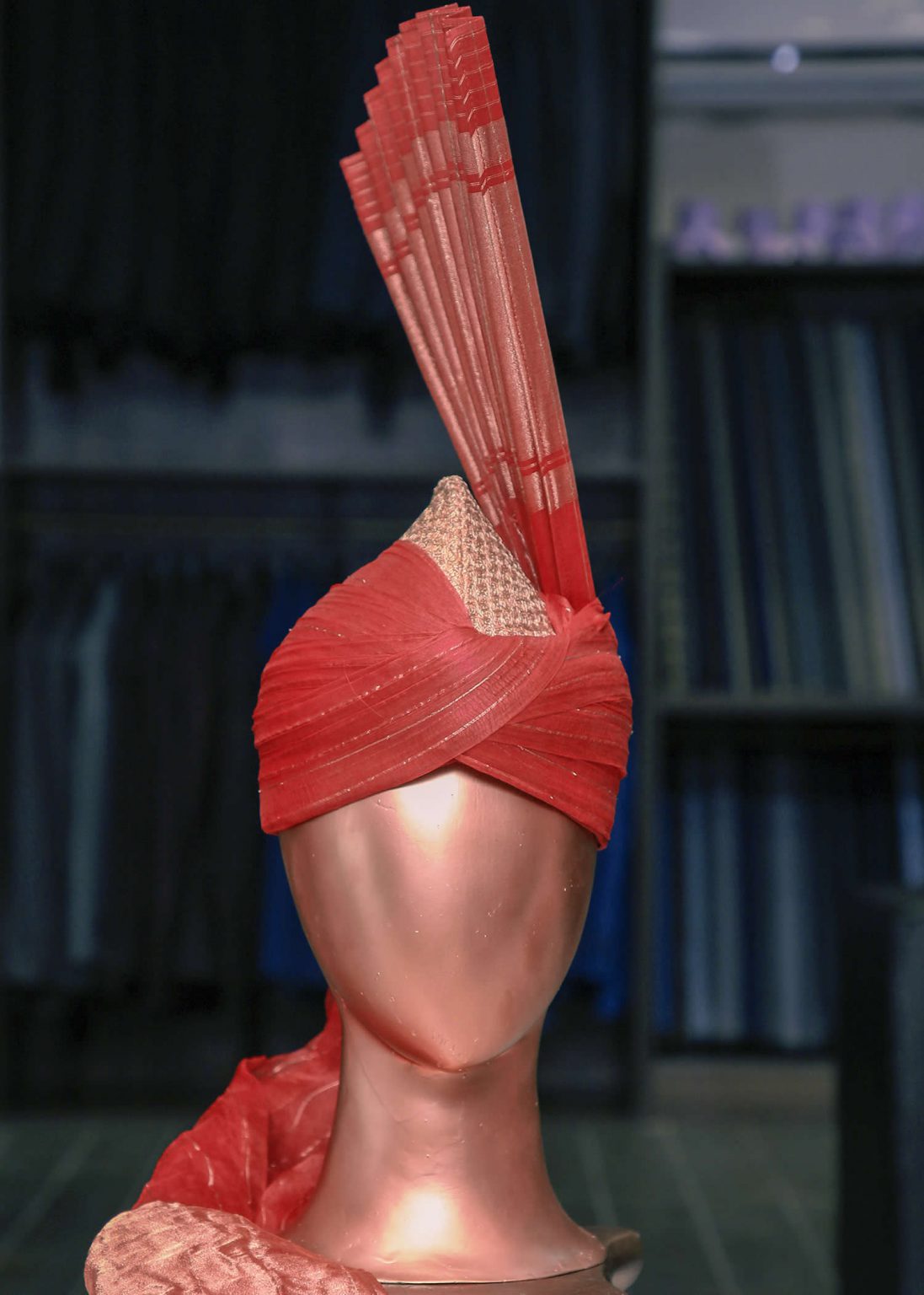 Buy Red and Golden Turban for Men - Order Now - Shameel khan