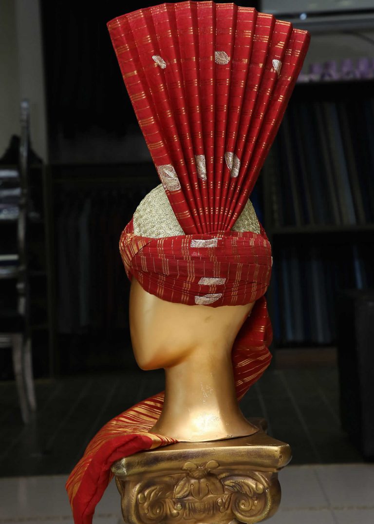Buy Red Turban For Groom - Order Now