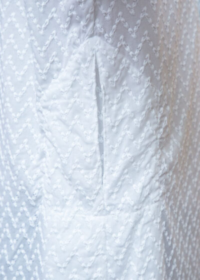 Buy Kurta in Pearl White Color with Chikankari embroidery