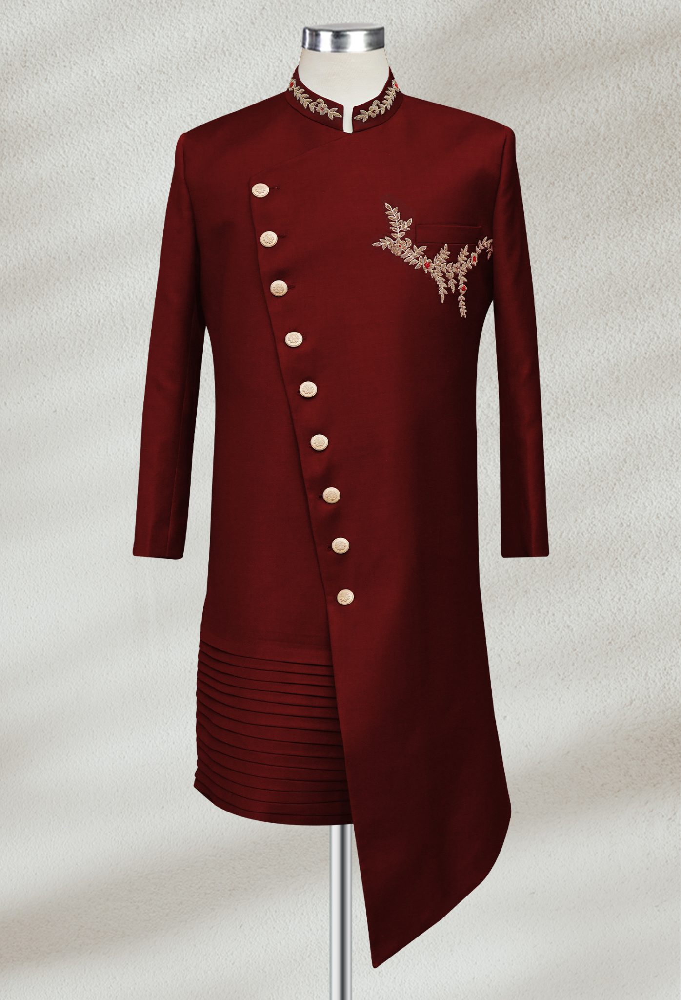 Buy Wedding Sherwani by Shameel Khan - Made To Order Sherwani