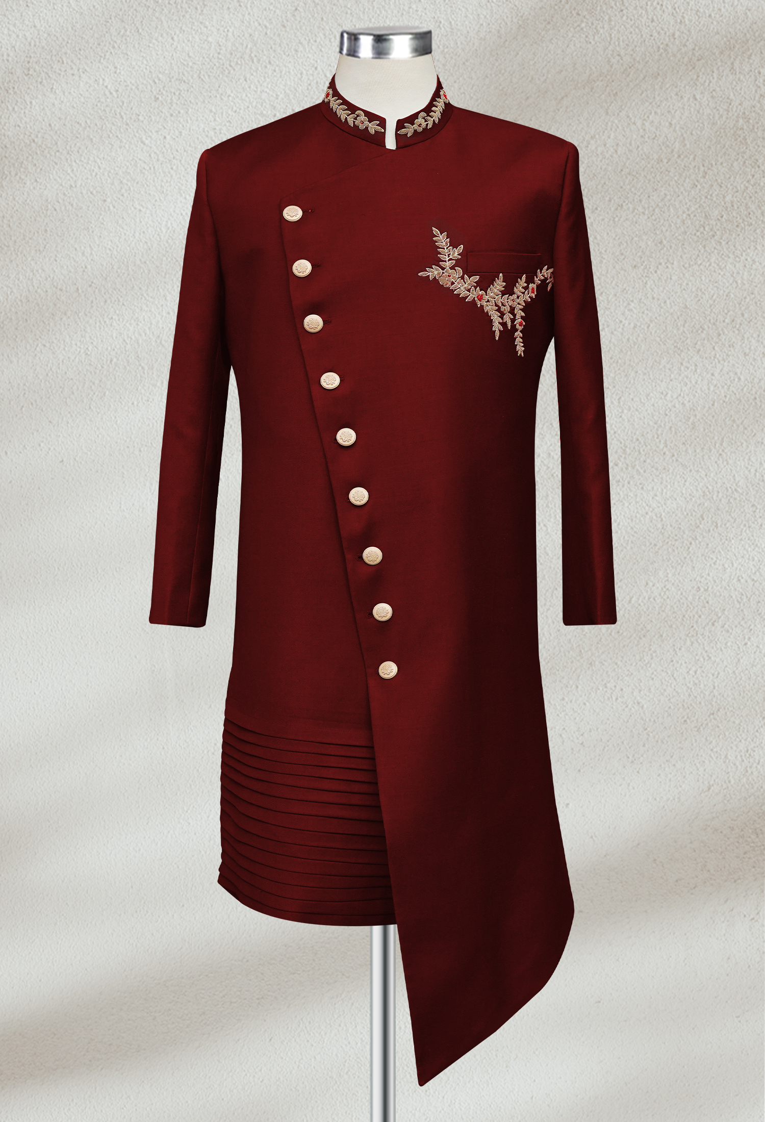 Buy Wedding Sherwani by Shameel Khan - Made To Order Sherwani